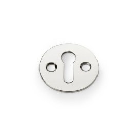 Polished Nickel Finish Standard Profile Victorian Escutcheon Lock Cover ...
