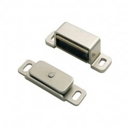 Nickel Plated Superior Magnetic Cabinet Catch With 3.5Kg Pull