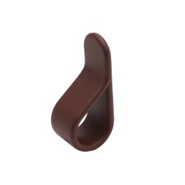 Volcanic Red Finish Belt Loop Design Cabinet Finger Pull Handle